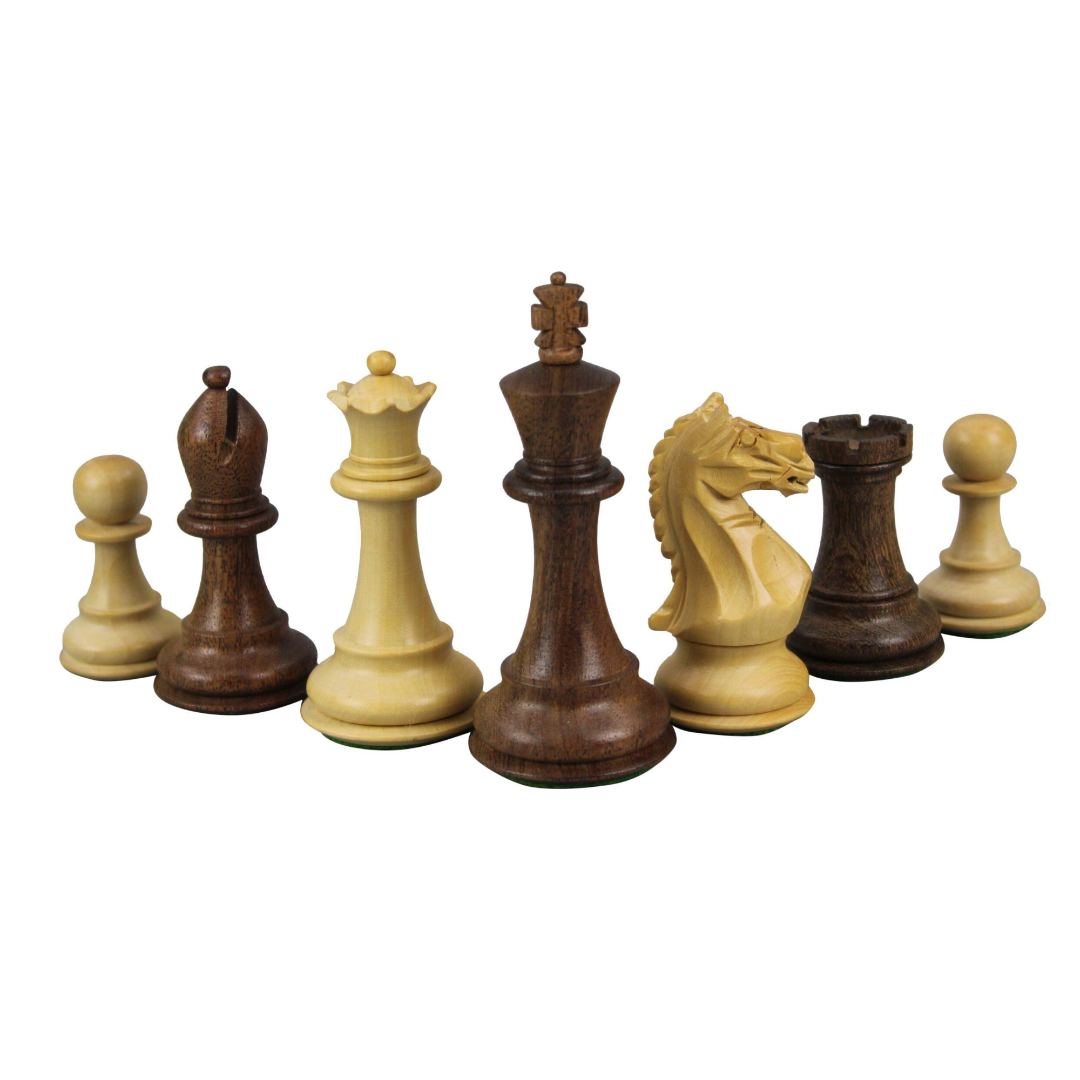 Sheesham Chess Set With Sheesham Flat Chess Board 20 Inch and Sheesham ...